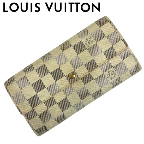 ■ブランド名LOUIS VUITTON　ルイヴィトン■カテゴリ＜中古品＞長財布■対象メンズ　レディース■素材ダミエキャンバス■カラーダミエアズール■サイズ縦10×横19cm■付属品▼商品説明N61735 ダミエアズール ポルトフォイユサラ ...