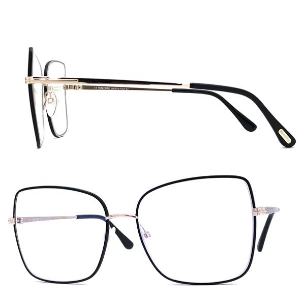 ■ブランド名　TOM FORD■品名　5613B マットブラック×ゴールドメガネフレーム 眼鏡 伊達メガネ用ブルーライトカットレンズ付 パソコン用PCメガネ■対象　メンズ　レディース■素材　メタル×プラスチック■付属品　メガネケース等■サイ...
