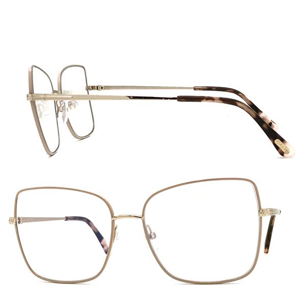 ■ブランド名　TOM FORD■品名　5613B ベージュ×ゴールドメガネフレーム 眼鏡 伊達メガネ用ブルーライトカットレンズ付 パソコン用PCメガネ■対象　メンズ　レディース■素材　メタル×プラスチック■付属品　メガネケース等■サイズ　【...