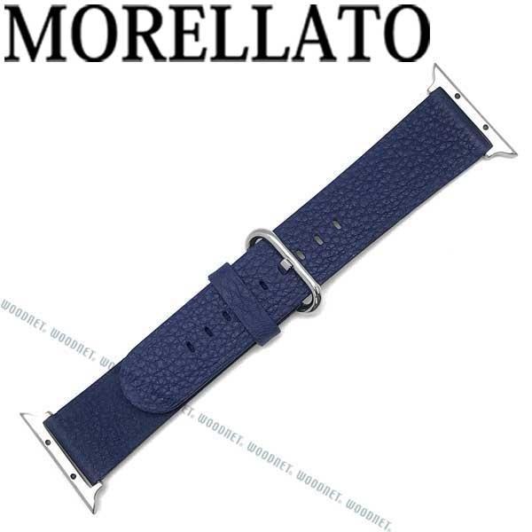 ■ブランド名　MORELLATO■品名　U4739-A-STRAP カーフレザー アップルウォッチ42mm専用腕時計ベルト ダークブルー■対象　メンズ　レディース■素材　カーフ（牛革）■カラー　ダークブルー■サイズ　【22】時計装着側の幅：...