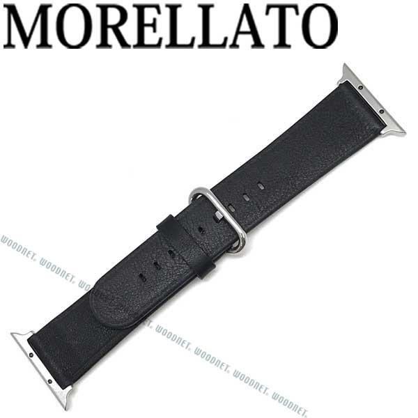 ■ブランド名　MORELLATO■品名　U4739-A-STRAP カーフレザー アップルウォッチ42mm専用腕時計ベルト ブラック■対象　メンズ　レディース■素材　カーフ（牛革）■カラー　ブラック■サイズ　【22】時計装着側の幅：22mm...