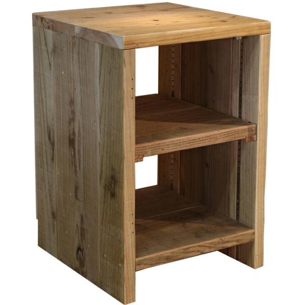 【素材・生産】OLD ASHIBA（足場板古材）※実際に建築現場で使用された無垢の杉足場板です。本社広島県廿日市市の工場で一つ一つ手作業で選別→水洗い→天日乾燥→研磨→製作→出荷を行っています。【組み立て】組み立て不要の完成品