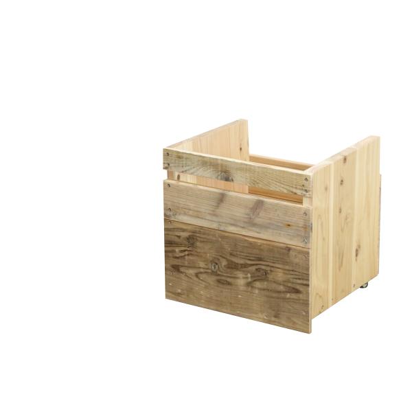 【商品説明】【ベンチシェルフが収納ベンチに】OLD ASHIBA ベンチシェルフBタイプに対応した収納ストッカーです。組み合わせて使うことによってスペースを効率的に使える収納ベンチに。家具としての機能性と、インテリアとしてのアクセント性を兼...