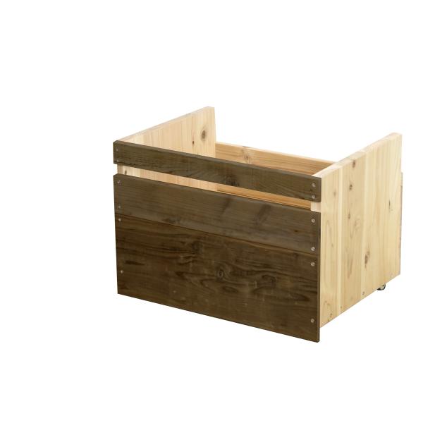 【商品説明】【ベンチシェルフが収納ベンチに】OLD ASHIBA ベンチシェルフBタイプに対応した収納ストッカーです。組み合わせて使うことによってスペースを効率的に使える収納ベンチに。家具としての機能性と、インテリアとしてのアクセント性を兼...