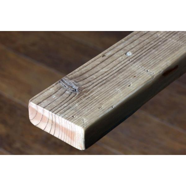 【素材・生産】OLD ASHIBA（足場板古材）※実際に建築現場で使用された無垢の杉足場板です。本社広島県廿日市市の工場で選別→水洗い→天日乾燥→研磨→製作→出荷を行っています。【SPEC】○厚み35ｍｍ（実寸は32〜34ｍｍ程度）○幅90...