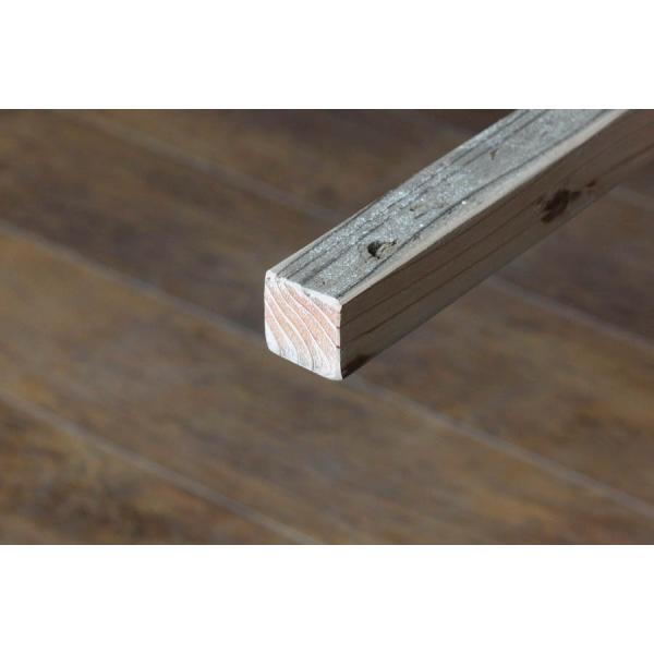 【素材・生産】OLD ASHIBA（足場板古材）※実際に建築現場で使用された無垢の杉足場板です。本社広島県廿日市市の工場で選別→水洗い→天日乾燥→研磨→製作→出荷を行っています。【SPEC】○厚み35ｍｍ（実寸は32〜34ｍｍ程度）○幅35...