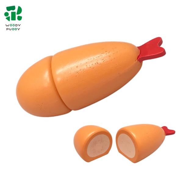 プリっぷりのエビフライ♪フォークでサクッと切っておいしく食べよう！