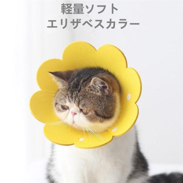 ●猫ちゃんのストレス軽減！可愛いお花形状のエリザベスカラー！●猫ちゃんの視界や飲食を妨げないので、 ストレスフリーで使い心地抜群！●素材がEVAなのでとっても軽い、ストレスなエリザベスカラーを少しでも快適に！●家具や柱にぶつかっても音も静か...