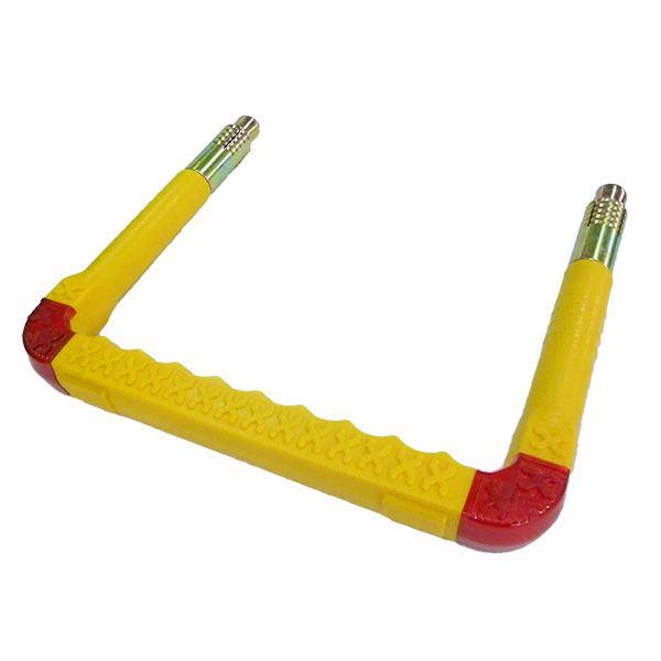 ノーブレンステップ G40SWφ19-RF （SUS304）足掛け幅：400mm奥行：240mmグリップアンカー：SS芯材径：φ19芯材質：SUS304・ノーブレンステップは土木工事や建築工事などを行う際に使われる足掛け金物です。・マンホー...