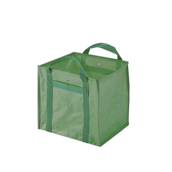 自立式グリーンバッグ容量：140Lサイズ（底辺×底辺×高さ）：570mm×530mm×550mm（用途）・建築現場等での資材や廃材の回収・イベント会場等でのゴミ回収・落葉、抜草などの回収（特徴）・保管時は折りたたんだ状態で収納スペースをとり...