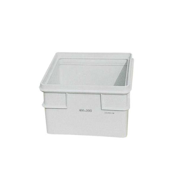 グッドホームボックス角型上桝　250用　形式：GHB250LG×200H色：ライトグレーR型、S型共通高さ（有効寸法）：225mm（200）※お届け先が個人名様の場合、通常送料とは別途、　追加送料が発生する場合がございます。※画像は同じシリ...