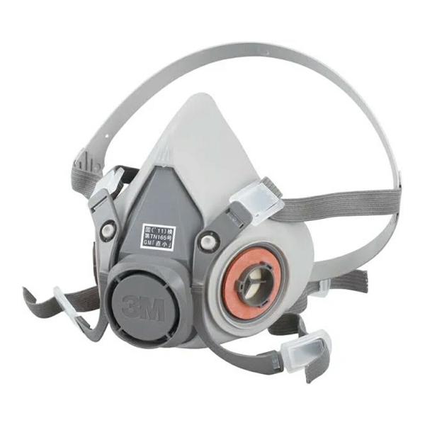 【スリーエム 6000M】●マスクサイズ：ミディアム (M)●カラー：ライトグレー●マスク面体の材質：熱可塑性エラストマー●入数：1個・国家検定合格品・最適重心設計により着用時の負担を軽減するとともに、広い視野を確保します。・デュアルタイプ...