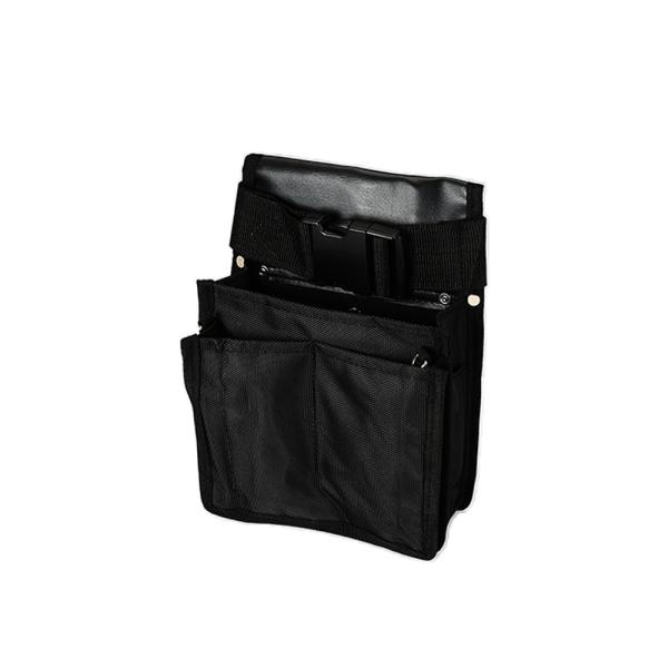 サイズ：W200×D90×H275mm色：ブラック質量（実測値）：約271g付属：マルテー　腰袋用ベルト（611801 0001）