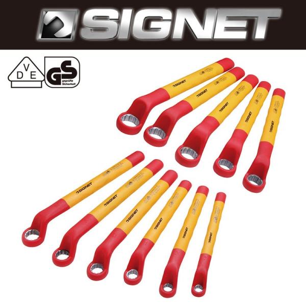 シグネットの絶縁工具は唯一の国際規格であるＩＥＣ６０９００：２００４規格に適合しています。１００００Ｖ耐圧テスト・耐衝撃・密着性・不燃焼等のテストを通過致しました。