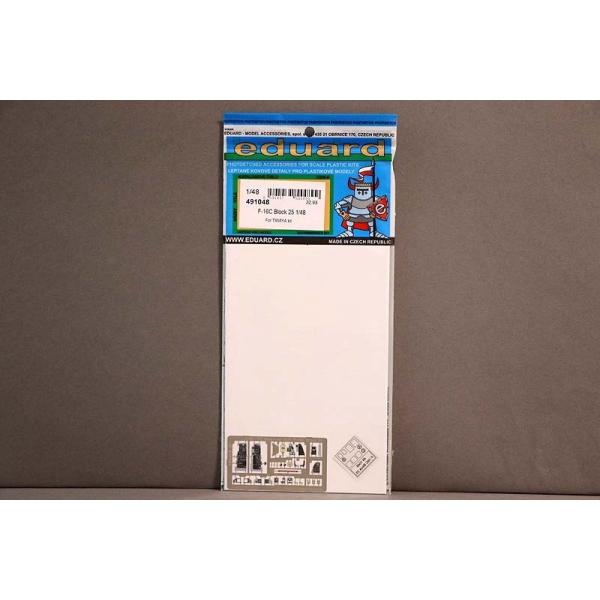 1/48 Lockheed-Martin F-16C Block 25用内装エッチングパーツ