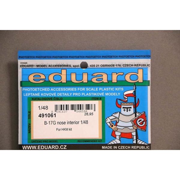 1/48 Boeing B-17G Flying Fortress 機首部用内装エッチングパーツ