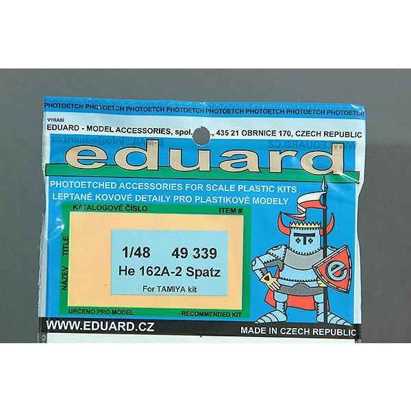 1/48 He 162A-2 Spatz用エッチングパーツ