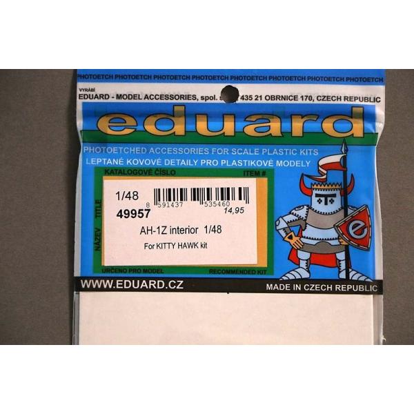 1/48 Bell AH-1Z 'Viper'用内装のエッチングパーツ