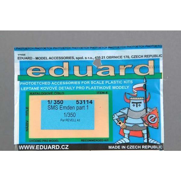 1/350 独SMSエムデン Pt1用エッチングパーツ