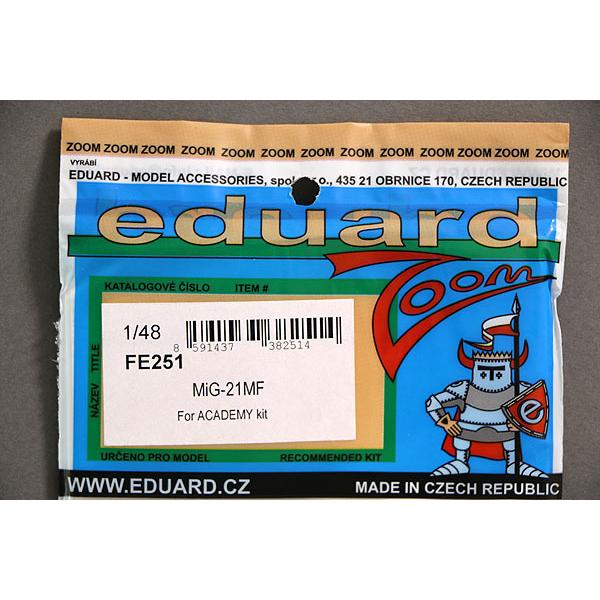 1/48 ミコヤン MiG-21MF用内装エッチングパーツ