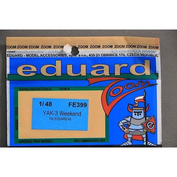 1/48 Yak-3用内装エッチングパーツ