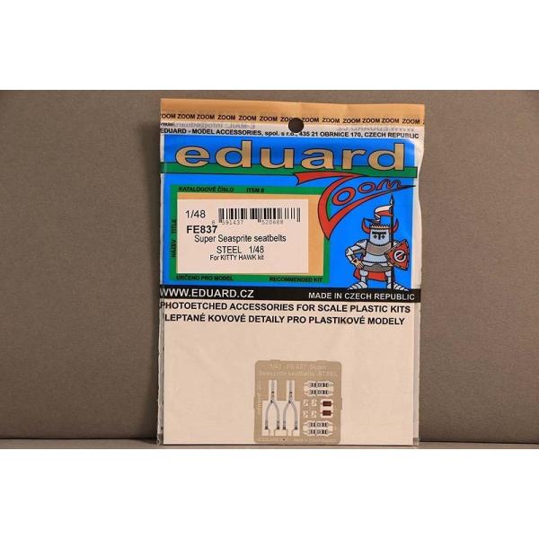 1/48 Kaman SH-2G Super Seasprite用シートベルトのエッチングパーツ