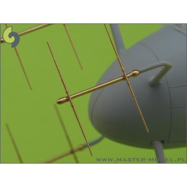 1/48 夜間Bf110用レーダーFuG220