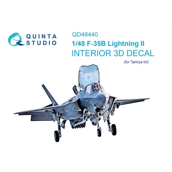 商品名：QUINTA STUDIO(QD48440)1/48 Lockheed-Martin F-35B用内装3Dデカール (タミヤ用)商品コード：QD48440縮尺： 1/48メーカー：QUINTA STUDIO（クインタスタジオ）推奨キ...