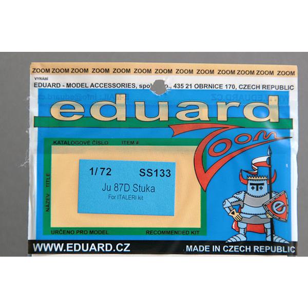 1/72 Ju 87D スツーカ用内装パーツ