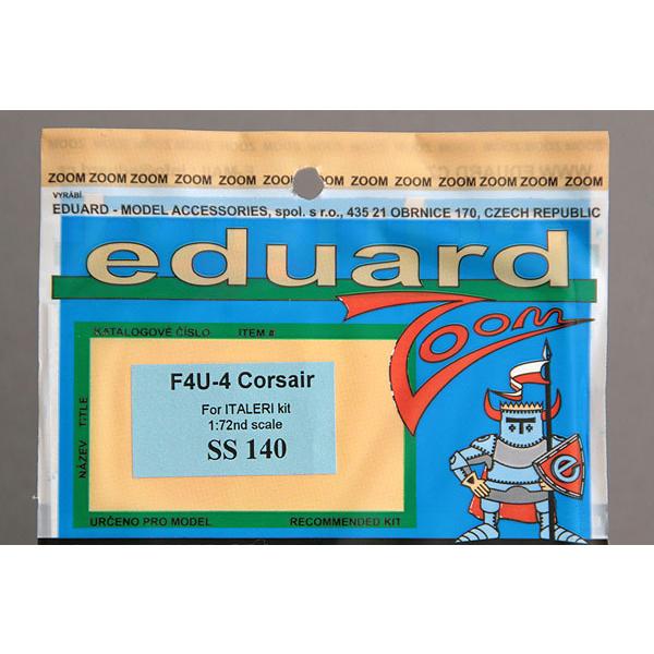 1/72 F4U-4用内装用エッチングパーツ