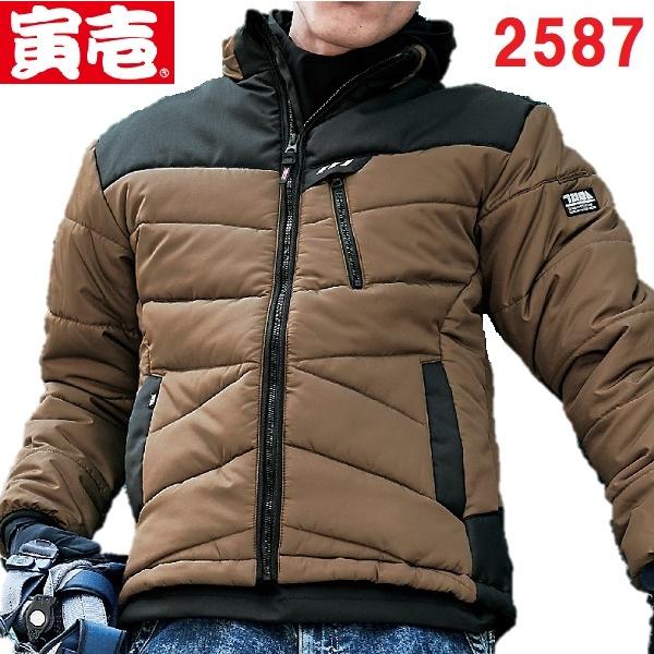 作業服の定番ブランド寅壱の防寒ブルゾンです。ツートンカラーのシンプルなデザインなので、ワークだけではなくカジュアルにも着れる。軽量ながらすぐれた保湿性なので、寒い冬でもしっかり暖かい。表地は撥水加工。裏地はさりがなくエンボス柄なのもカッコい...