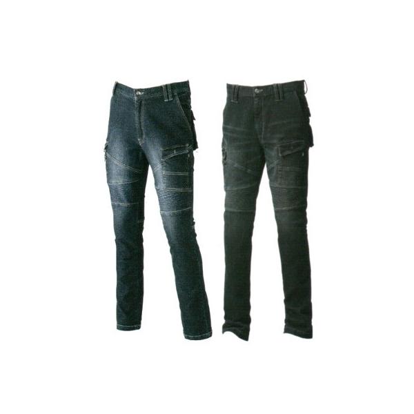 デニムで蛇腹プリーツビンテージ感のある表面の10オンスデニム*蛇腹プリーツは、パワーネット裏打ちの本格仕様*すぐれた耐久性とストレッチ性を持つデニム素材*1Wash加工+ボールBio加工+ブラスト加工*着脱しやすいメタルボタン*後腰部に蛇腹...