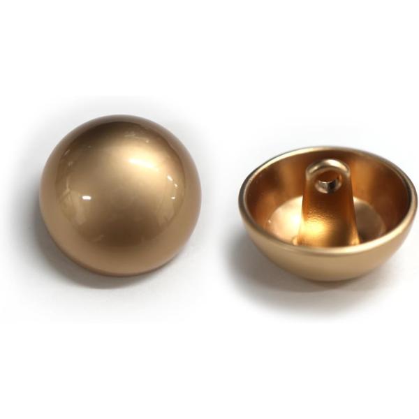 ●【サイズ】18mm　【数量】10個　【一粒の重さ】約3.6g●【ボタンの形】足つきボタン　【材質】金属製●【カラー】ゴールド●【用途】ワンピース、カーディガン、ブラウスに。シャツのイメージチェンジ用にも。●【特 徴】縫い糸が目立ちにくい、...