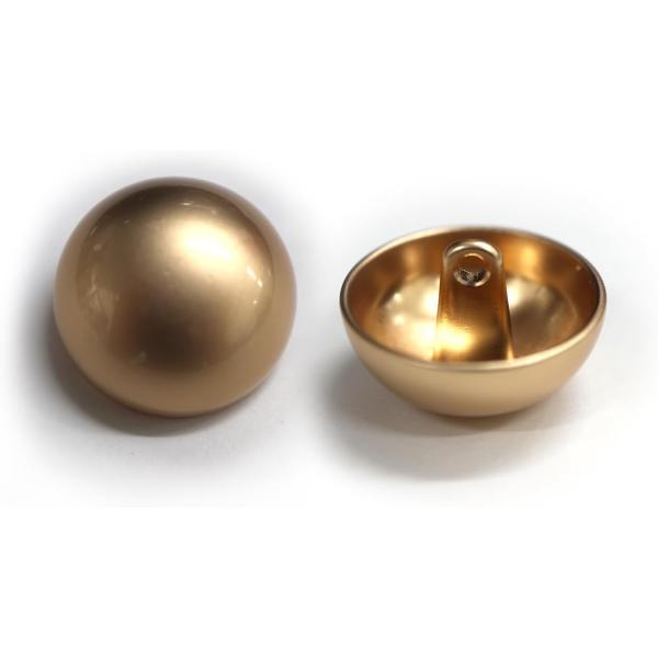 ●【サイズ】20mm　【数量】10個　【一粒の重さ】約3.7g●【ボタンの形】足つきボタン　【材質】金属製●【カラー】ゴールド●【用途】ワンピース、カーディガン、ブラウスに。シャツのイメージチェンジ用にも。●【特 徴】縫い糸が目立ちにくい、...