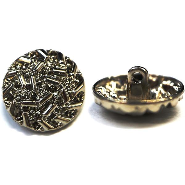 ●【サイズ】約20mm 1粒あたり約2.88g 【数量】6個●【材質】金属 【カラー】シルバー 鏡面仕上げ●【特徴】凹凸のあるつぶ模様の円形メタルボタンです。縫い糸が目立ちにくい足つきのボタンです。●【用途】お手持ちの衣類のワンポイントとし...