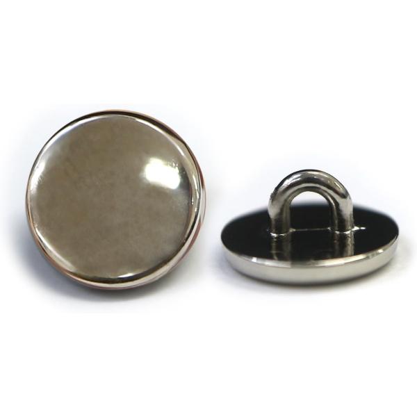 ●【サイズ】直径約10mm 【数量】20個 【一粒の重さ】約0.9g●【ボタンの形】フラットボタン　足つき　【材質】金属製●【カラー】シルバー　鏡面仕上げ●【特 徴】金属特有の光沢があります。●【用途】お手持ちの衣類のイメージチェンジや、ボ...
