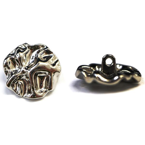 ●【サイズ】約20mm 1粒あたり約4.08g 【数量】6個●【材質】金属 【カラー】シルバー 鏡面仕上げ●【特徴】凹凸のある円形メタルボタンです。縫い糸が目立ちにくい足つきのボタンです。●【用途】お手持ちの衣類のワンポイントとして。小物に...