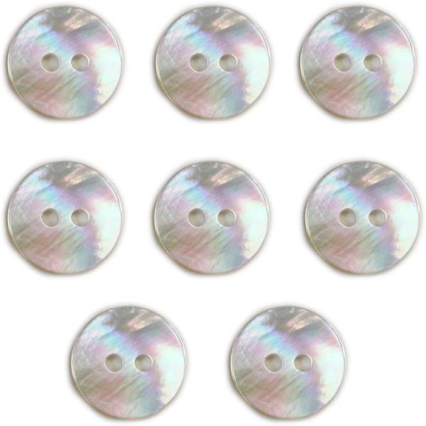 ●【サイズ】直径約12.5mm 【1粒の厚み】約1.5mm 【1粒の重さ】約0.5g●【数量】8個 【ボタンの形】二つ穴ボタン●【材質】白蝶貝 【カラー】ホワイト 【模様について】白蝶貝特有の風合い・光沢●【特徴】表面に磨き加工が施されてい...