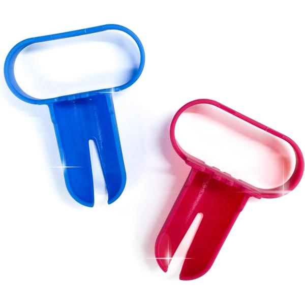 ●【サイズ】約4.7cm×6cm●【内容量】2個入り　【カラー】ランダム●【材質】プラスチック●【商品説明】簡単に風船の口を結ぶことができるツールです。結ぶ時に指が痛くなりにくいのが特長です。●リボン付風船も作れます。イベントの飾りつけなど...