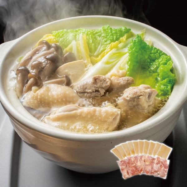 博多名物「水炊き鍋」をご家庭で。厳選された国産鶏もも肉のジューシーな旨味たっぷりの水炊き鍋です。何度も何度も試行錯誤して作り上げたこだわりの逸品。大手メーカー「ダイショー」が作った本格スープは、鶏肉・野菜との相性抜群です。まろやかで深みのあ...