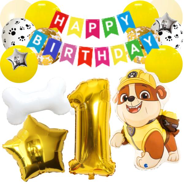 ●商品内容●■Happy Birthdayバースデーガーランド×13文字■ガーランド用リボン×1■ゴールドナンバーバルーン(約70〜80cm) ×1■骨アルミバルーン（約60×40cm）×1■スターアルミバルーン（約45×45cm）×1■ラ...