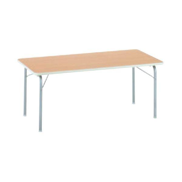 脚部にアルミニウムを採用し、軽量化をはかったテーブルです。裏面テーブルグリップ付。