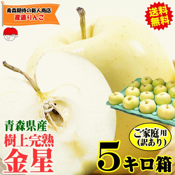 ※商品情報及び商品説明を必ずご確認ください※（スマホのお客様は下部［もっと見る］をタップで、商品詳細説明がご覧頂けます）■品種：青森県りんご 5kg箱 金星(有袋)■出荷時期：納期に表記■規格：ご家庭用 生食ＯＫ！■内容量：5キロ箱※モール...