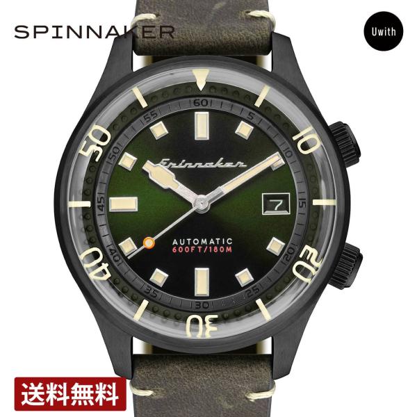 ■ブランド■ブランド：SPINNAKER / スピニカー型番：SP-5062-04モデル：BRADNER■カラー■文字盤カラー：グリーン■素材■ケース素材：ステンレススチール(ブラックPVD)ベルト素材：カーフ革■スペック■ガラス素材：サフ...