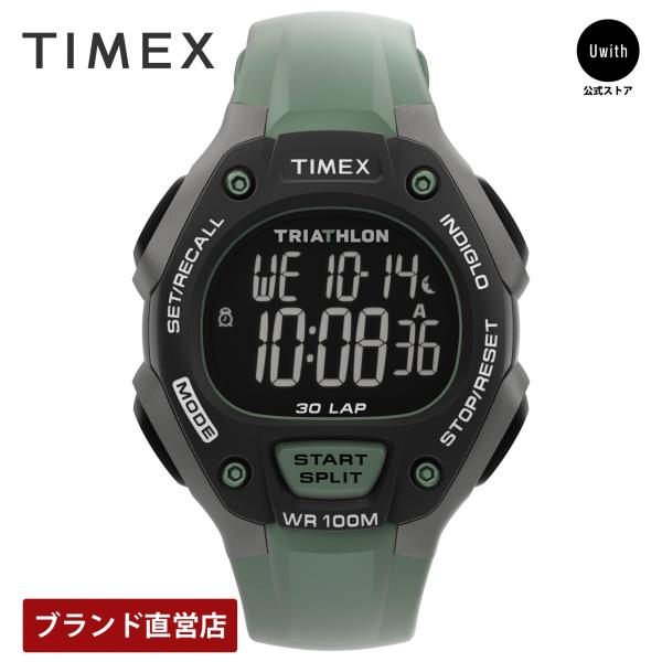 【発売日：2025年11月07日】■ブランド■ブランド：TIMEX / タイメックス型番：TW5M67300モデル：Triathlon Classic 30 Lap■カラー■文字盤カラー：グリーン■素材■ケース素材：レジンベルト素材：ポリウ...