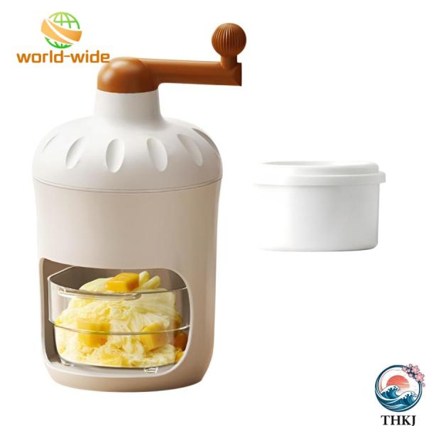 商品の説明                                                【商品名】かき氷機 家庭用●手動 電源要のポータブル●様々なアイス製品に対応する迅速な製氷●取り外し可能なボディ 簡単で安全なクニング...