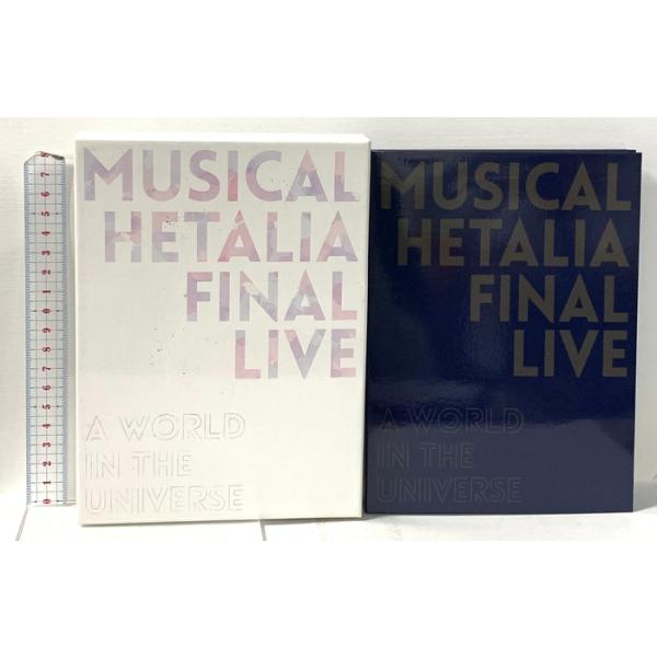 ディスク3枚組です。バーコードがありません。番号「HETAMULIVE-01A~C」の商品です。ブックレット・BOX・キャストブロマイド・ディスク・ケースのセット販売です。その他の付属品はないものとご理解下さい。デジパックケースです。盤面は...