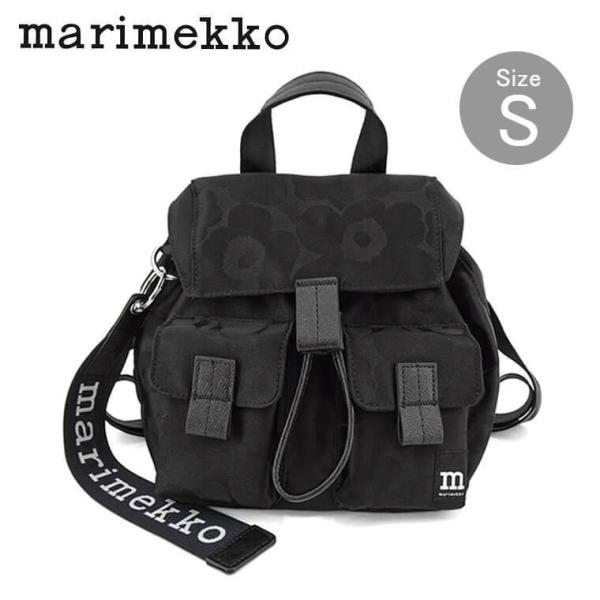 マリメッコ marimekko レディース バックパック EVERYTHING BACKPACK S UNIKKO 092230 BLACK ブラック 999 エブリシング バックパック S ウニッコ バッグ リュック リュックサック ドロ...