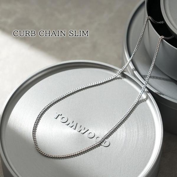 トムウッド TOM WOOD レディース メンズ ネックレス CURB CHAIN SLIM 100269 シルバー TOMWOOD カーブ チェーン スリム アクセサリー リサイクルメタル 小物 プレゼント 誕生日 クリスマス 母の日 父...