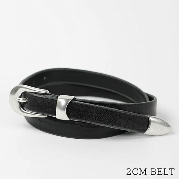 アワーレガシー OUR LEGACY メンズ ベルト 2CM BELT A2208BBLA ブラック BLACK LEATHER プンターレ付き 無地 小物 プレゼント 誕生日 クリスマス バレンタインItem Dataブランド：OUR L...